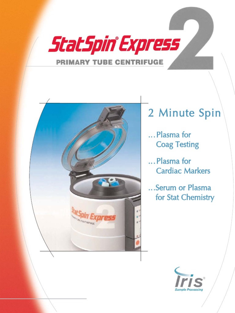 Hibridador (Fish) Dako Statspinexpress2 | PDF | Centrifuge | Blood Plasma