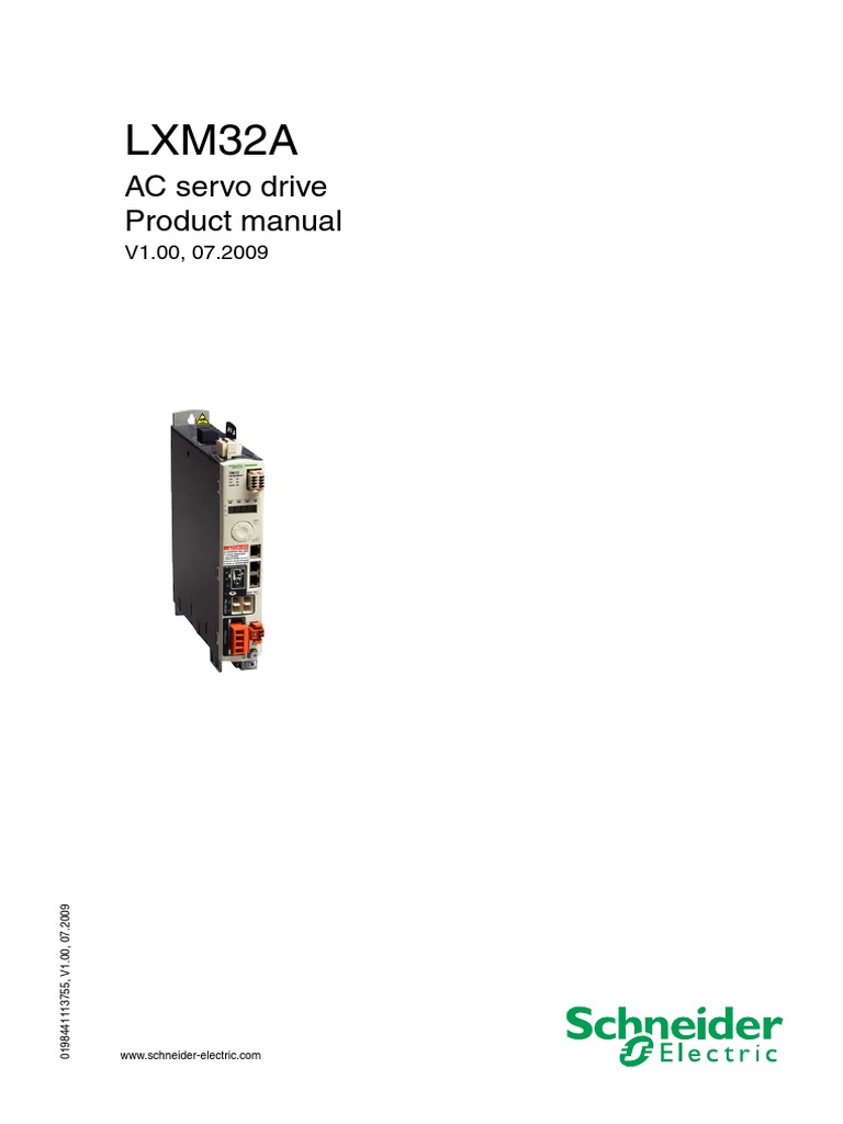 Lxm32a Manual v100 en PDF | PDF | Safety | Electrical Engineering