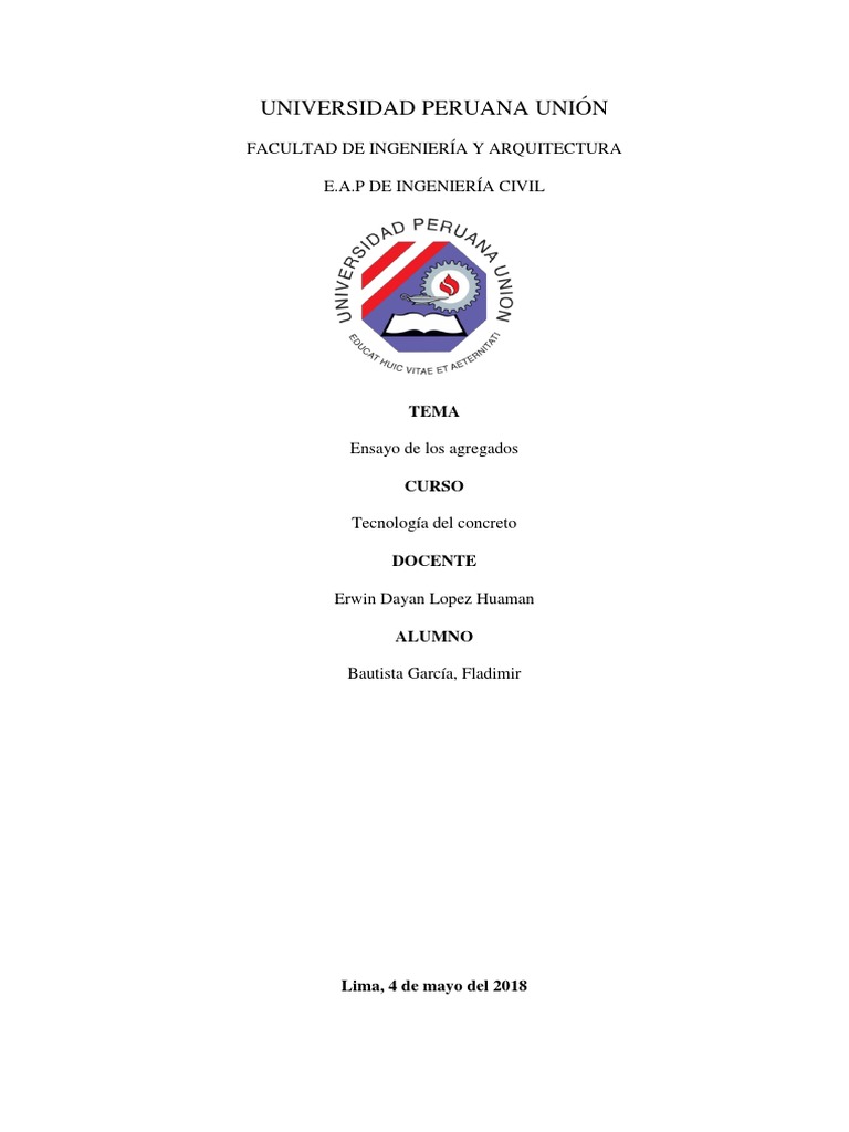 CARATULAS Universidad Peruana Uion | PDF