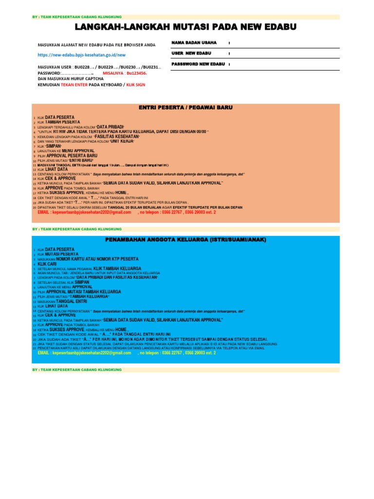 Langkah-Langkah Penggunaan Aplikasi New Edabu (New) | PDF