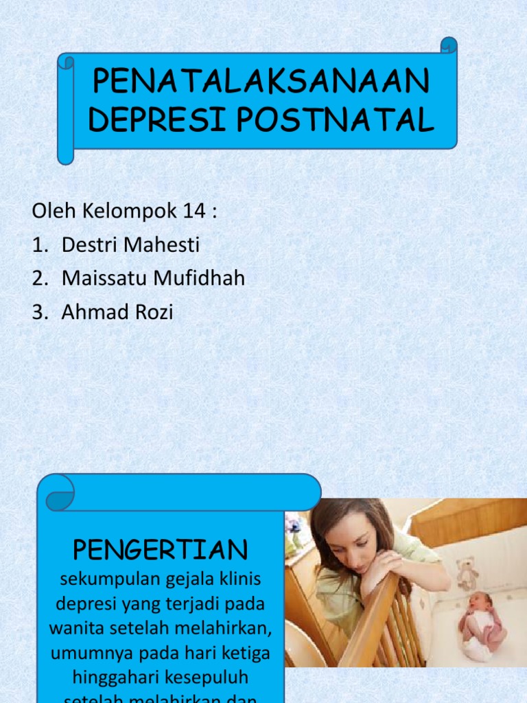 Lembar Balik Depresi Post Partum | PDF