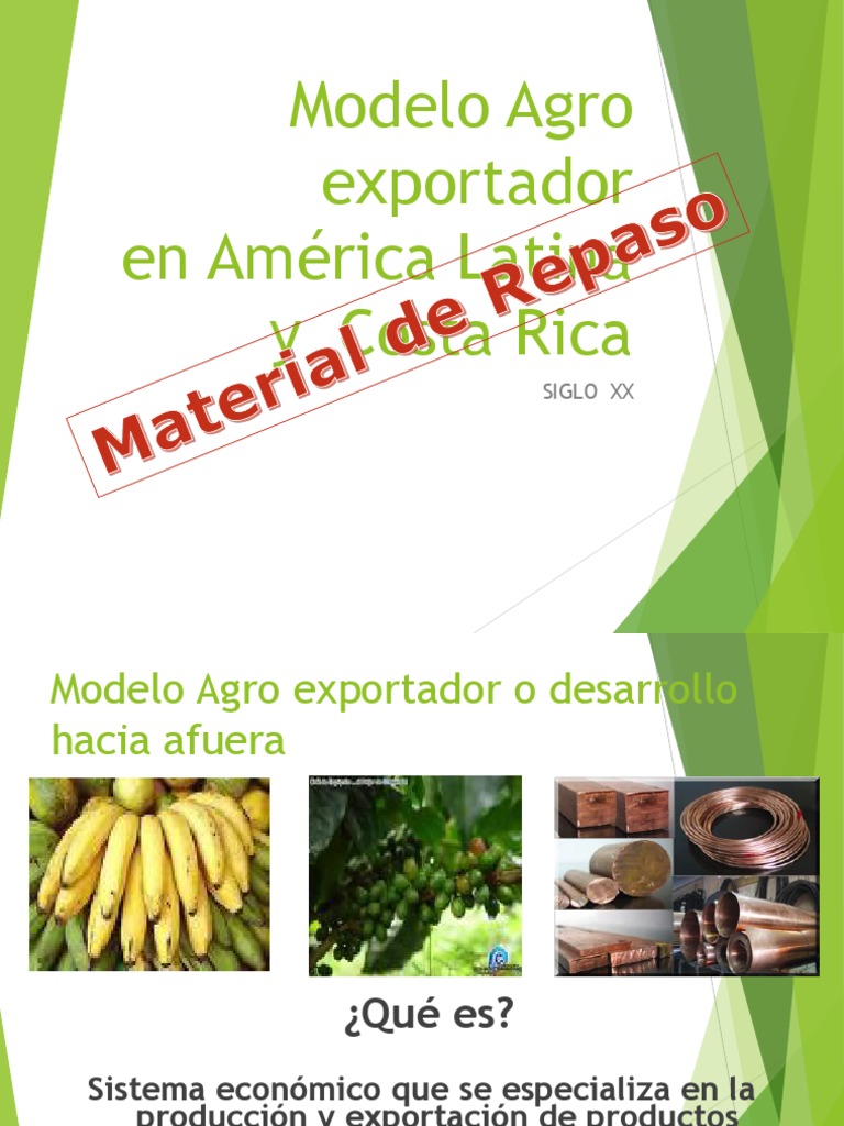 Modelo Agroexportador | PDF | Exportaciones | Agricultura