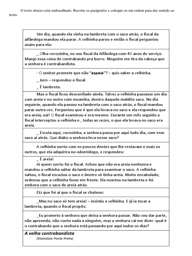 Texto Abaixo Está Embaralhado | PDF | Pronome | Linguística