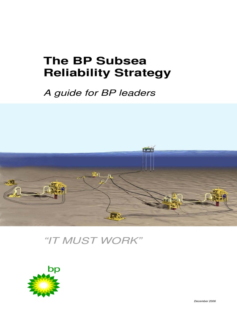 BP Subsea Realiability Strategy | PDF | Reliability Engineering | Risk