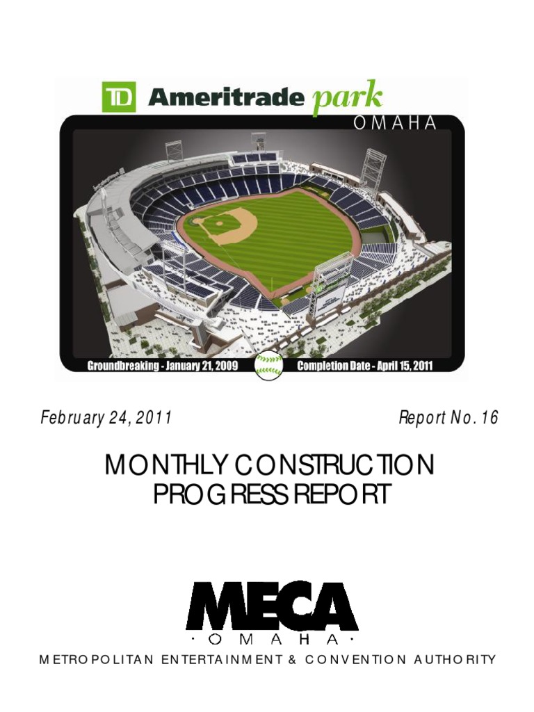 Stadium Construction Progress Report Number 16, 02.24.11 PDF | PDF