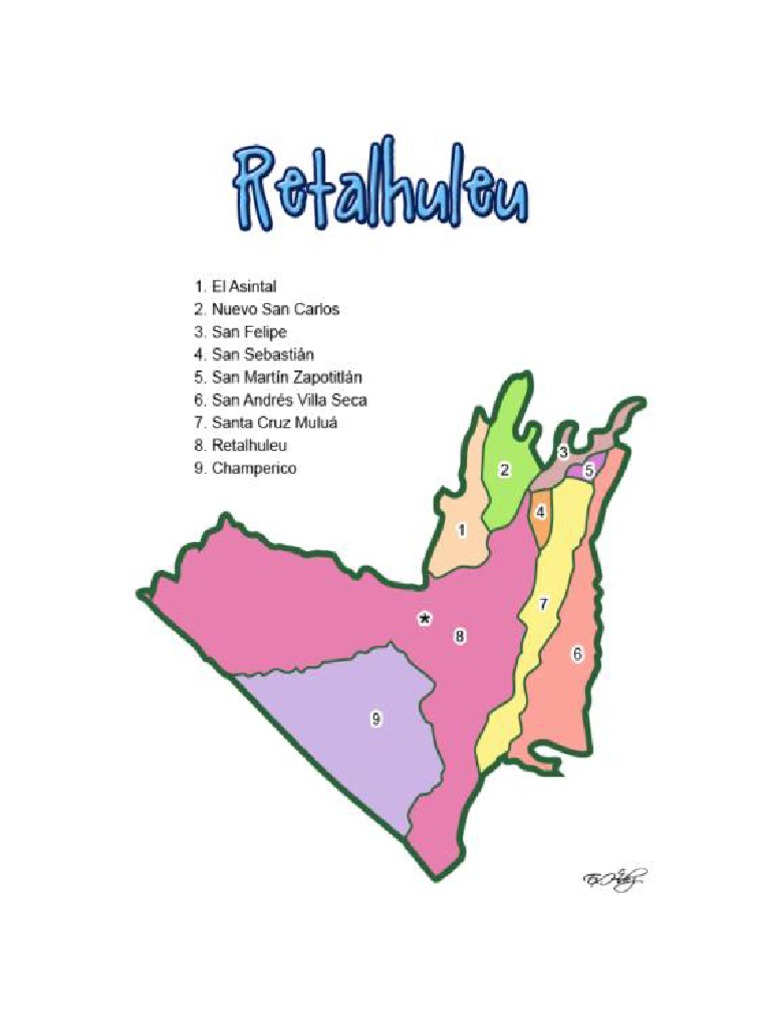 Mapa de Retalhuleu | PDF