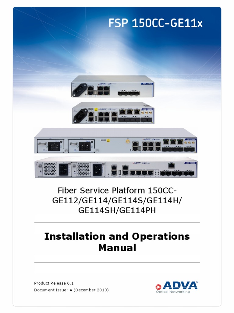 FSP 150CC-GE11X R6.1 Installation and Operations Manual | PDF ...