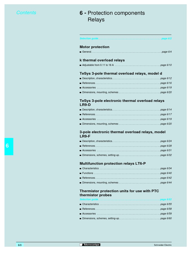 16.protection Components Relays | PDF | Relay | Electrical Resistance ...