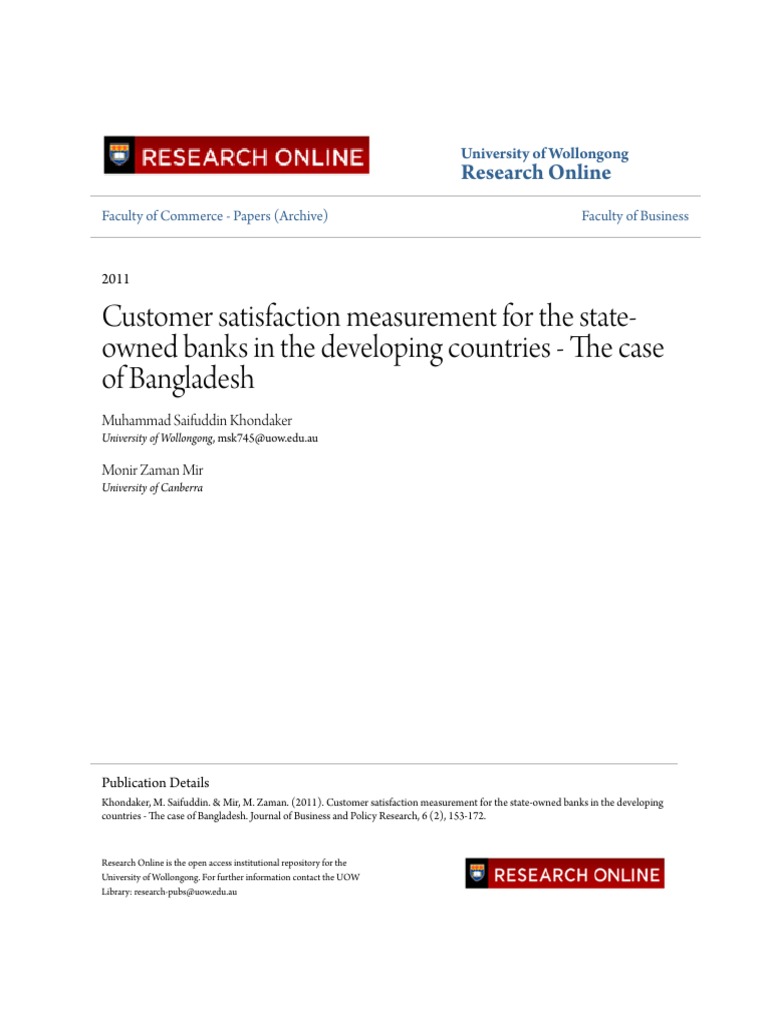 Customer Satisfaction | PDF | Survey Methodology | Customer Satisfaction