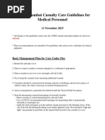 TCCC 2024: Combat Casualty Guidelines | PDF | Shock (Circulatory ...