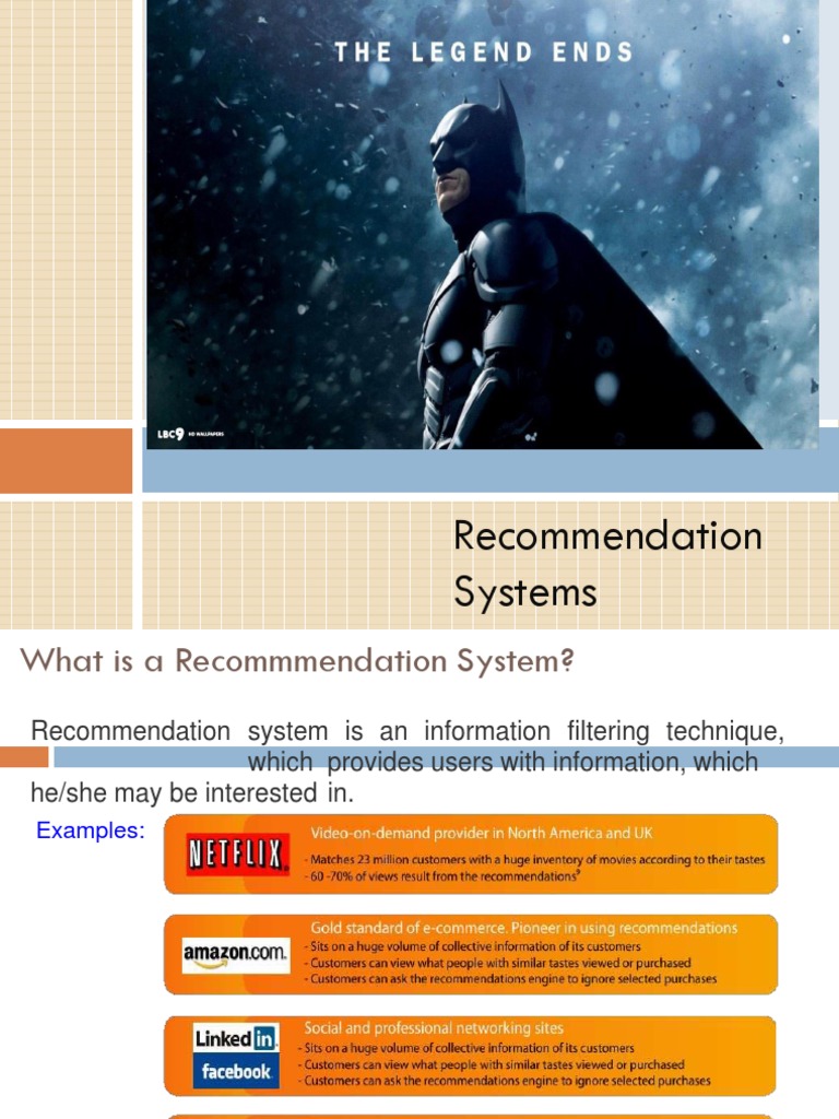 Types of Recommendation Systems: A Survey of Content-Based ...