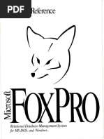 Basics of Visual FoxPro Programming | PDF | Menu (Computing) | Computer File