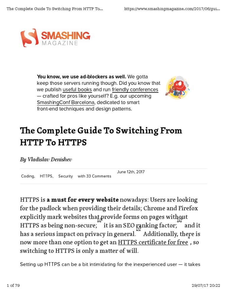 HTTP Vs Https | PDF | Transport Layer Security | Cryptography