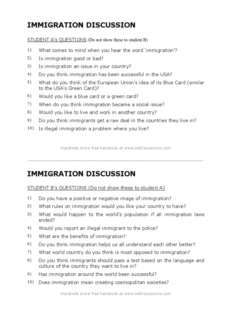 Immigration | PDF