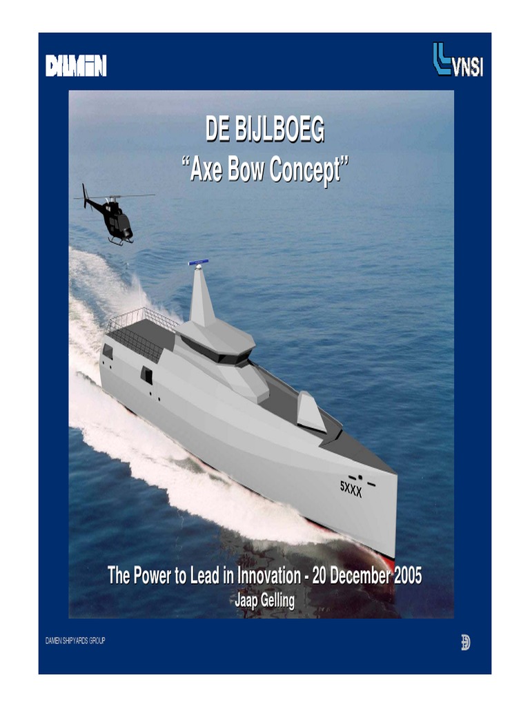 Axe Bow Concept - Gelling 2005 | PDF | Watercraft | Shipbuilding