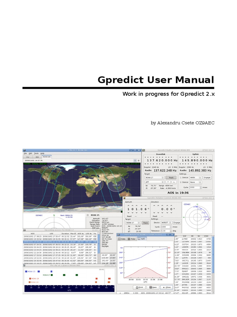 Gpredict User Manual | PDF | Orbit | Prediction