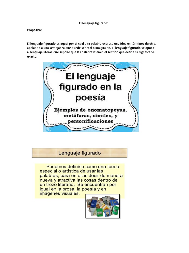 El Lenguaje Figurado | PDF