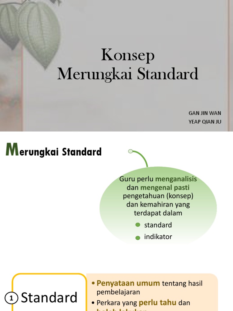 Konsep Merungkai Standard | PDF