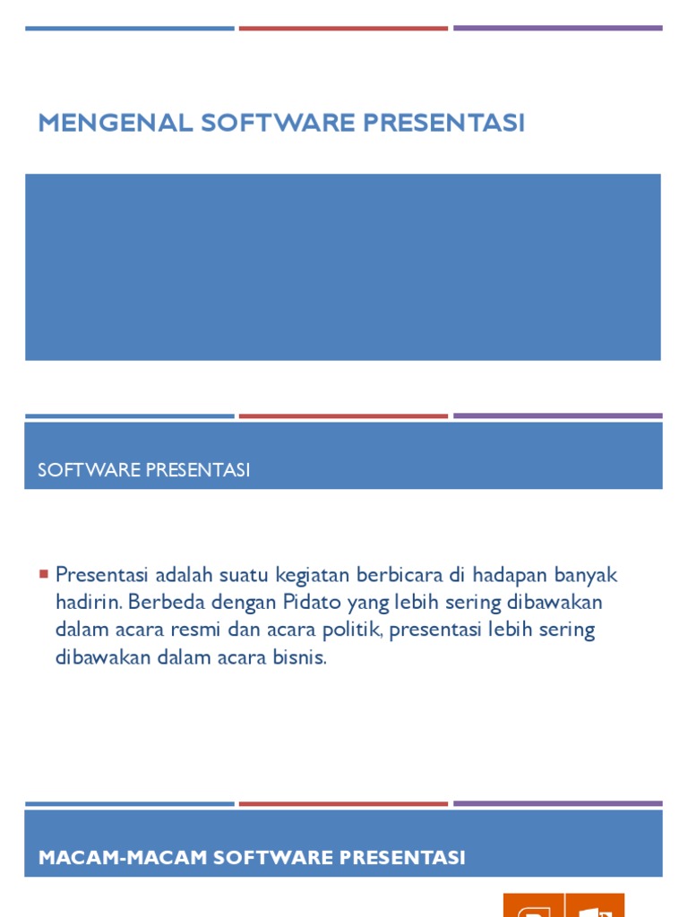 Mengenal Software Presentasi | PDF