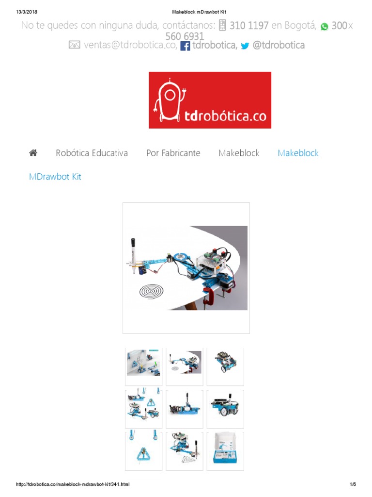 Makeblock MDrawbot Kit | PDF | Robot | Robotics