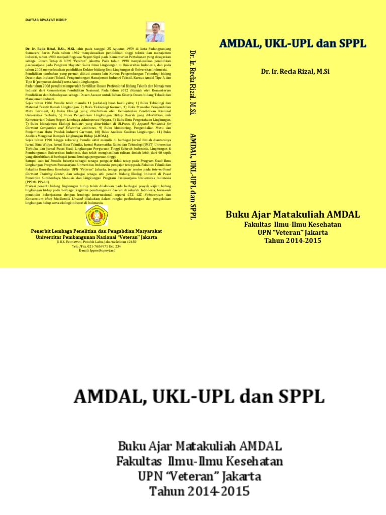 Buku Amdal 2014 | PDF