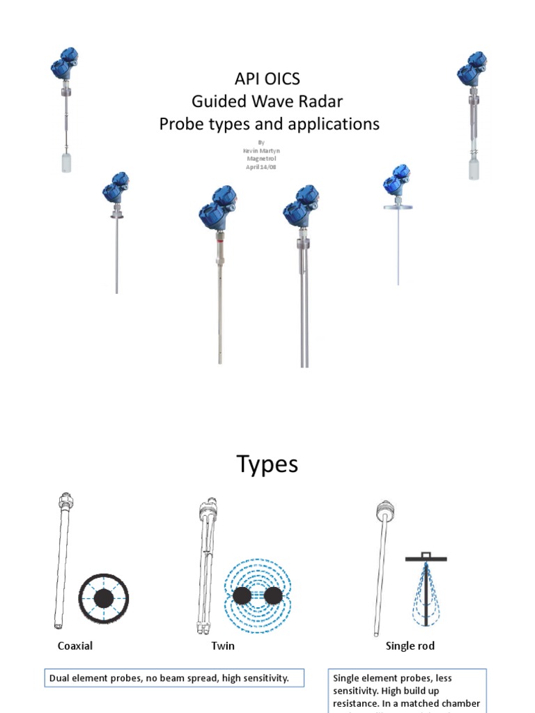 Probes GWR : Types et Applications | PDF | Câble coaxial | Électrotechnique