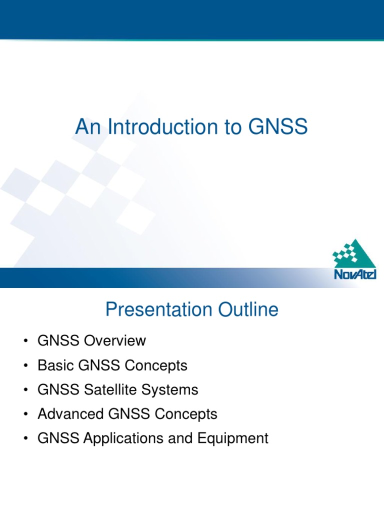 An Introduction To GNSS | PDF | Global Positioning System | Radio ...
