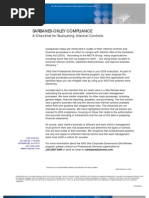 Sox Compliance Checklist | Sarbanes–Oxley Act | Audit Committee