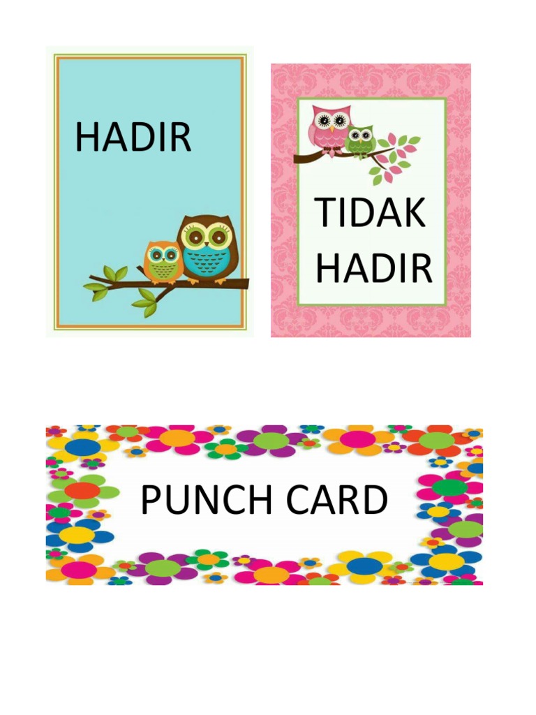 Punch Card Pdf