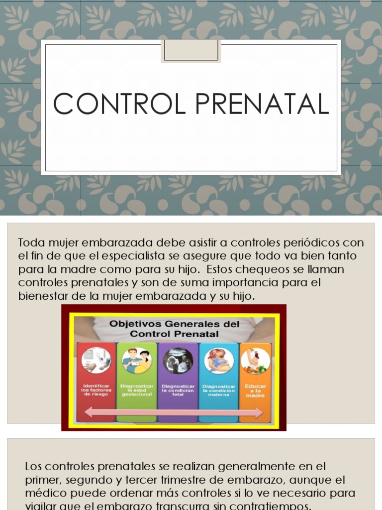 Control Prenatal | PDF | Pregnancy | Childbirth