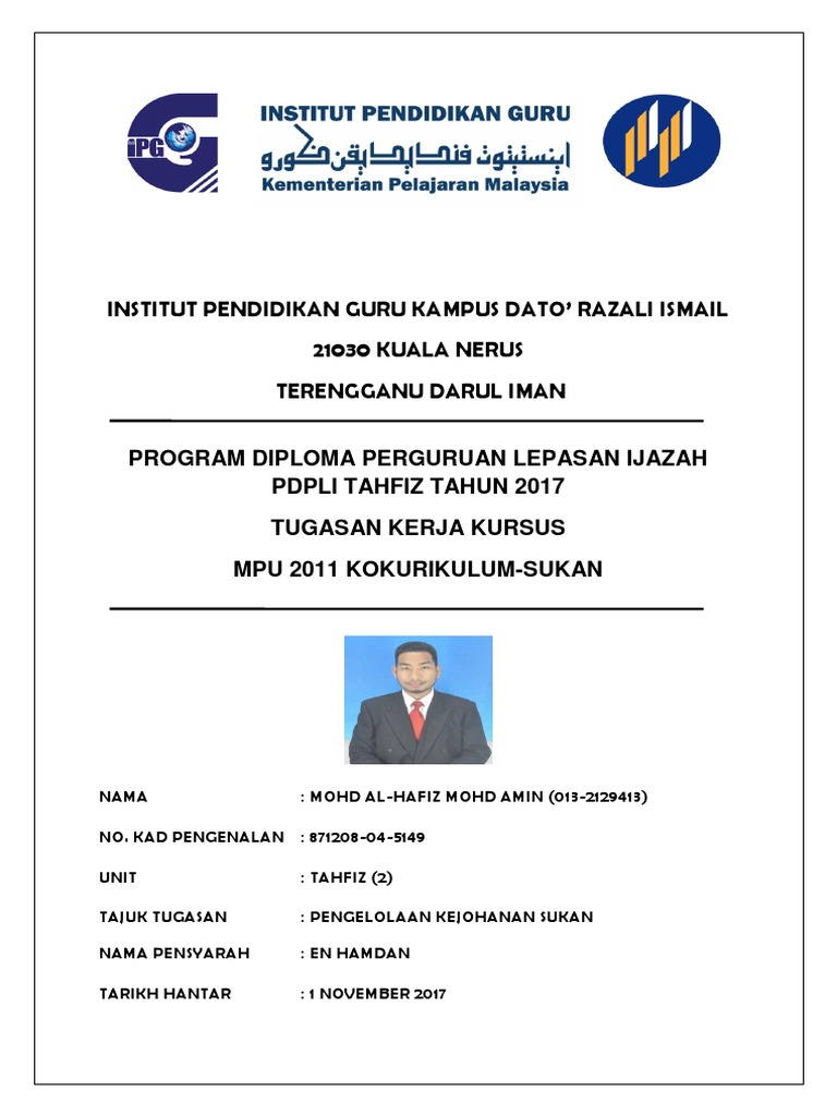 Kerja Kursus Sukan Ipg Batu Rakit | PDF