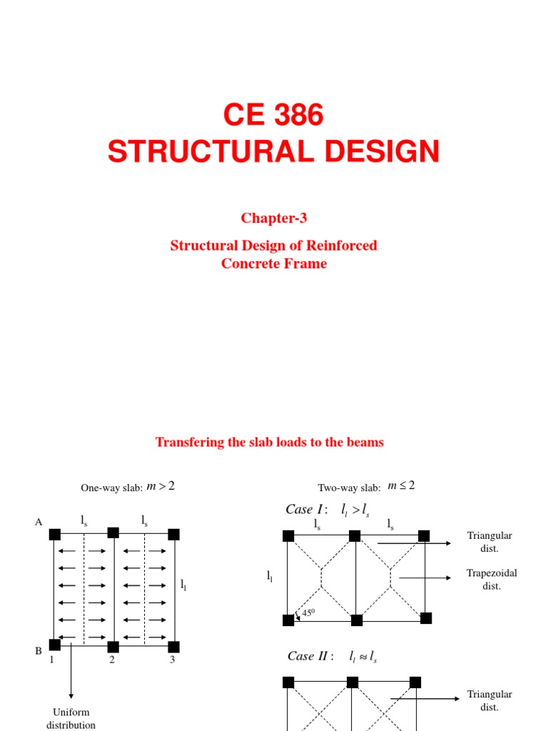 Chapter-3 Structural Design of Reinforced Concrete Frame | PDF | Beam ...
