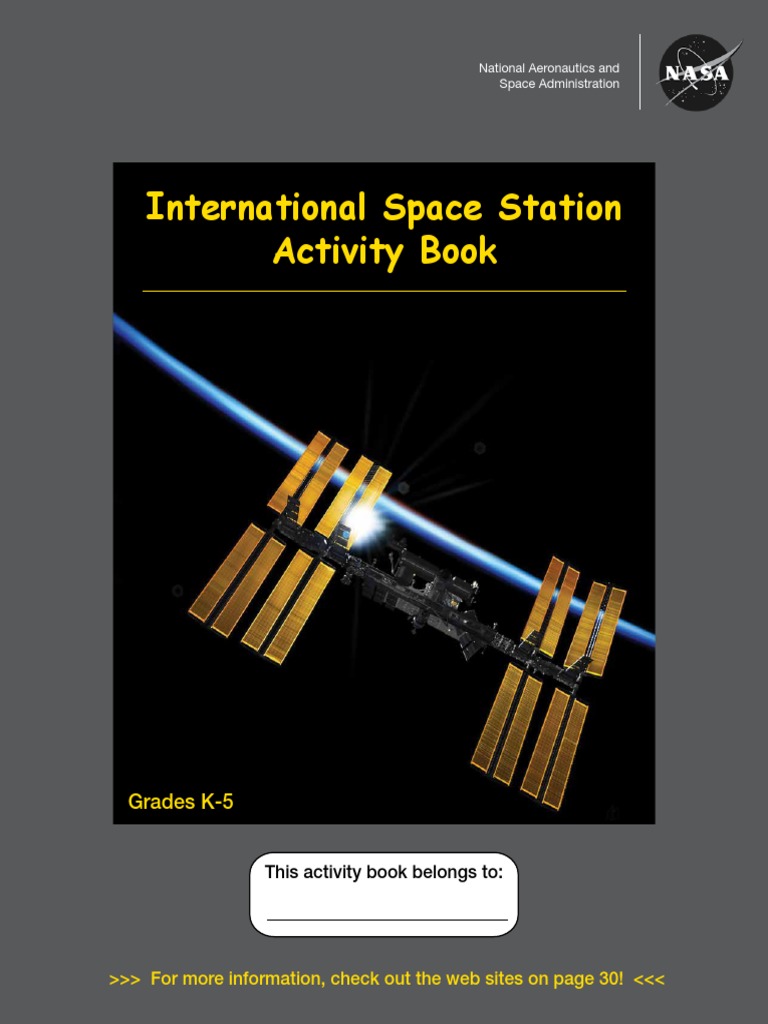 Iss Activity Book Pdf Pdf International Space Station Nasa