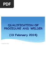 WPS PQR WQT WPQ | PDF | Welding | Construction
