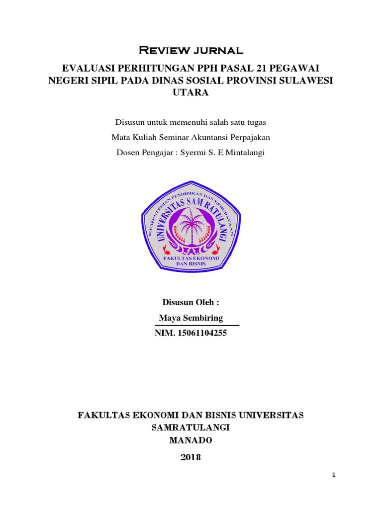 Review Jurnal | PDF