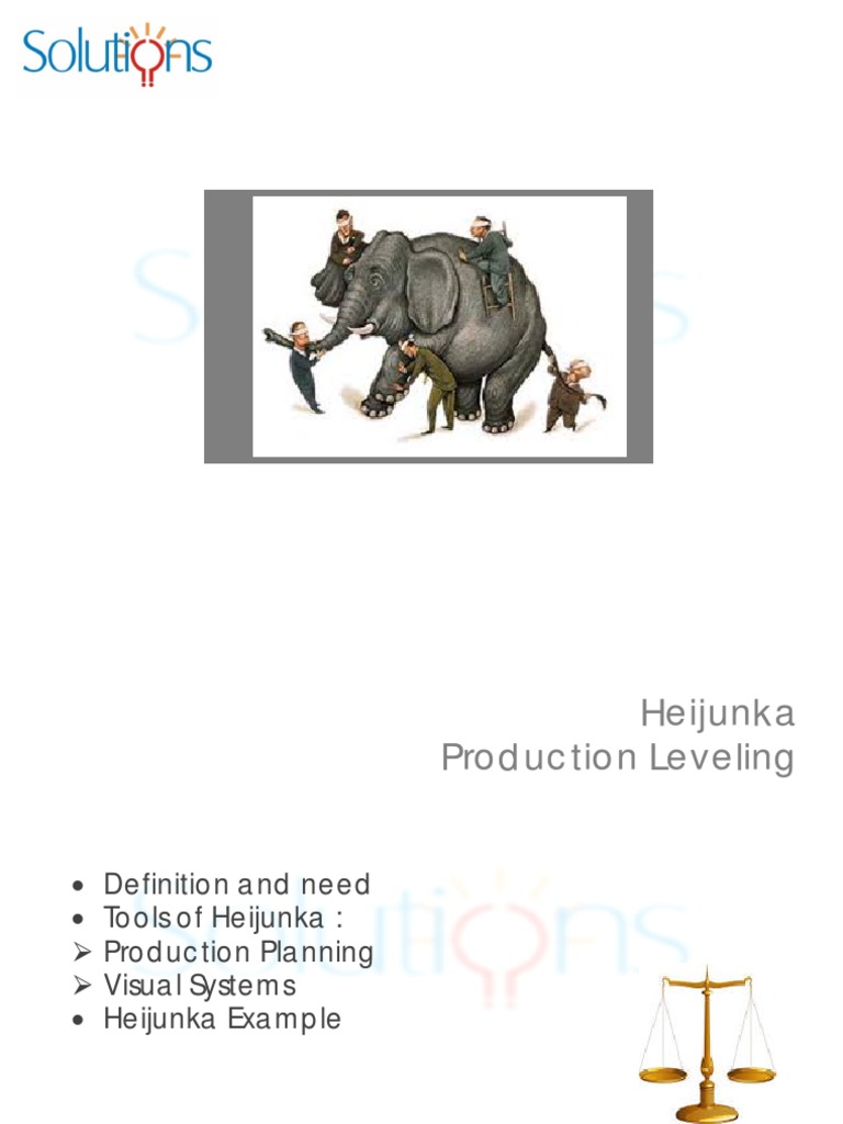 Heijunka v1 | PDF | Lean Manufacturing | Inventory