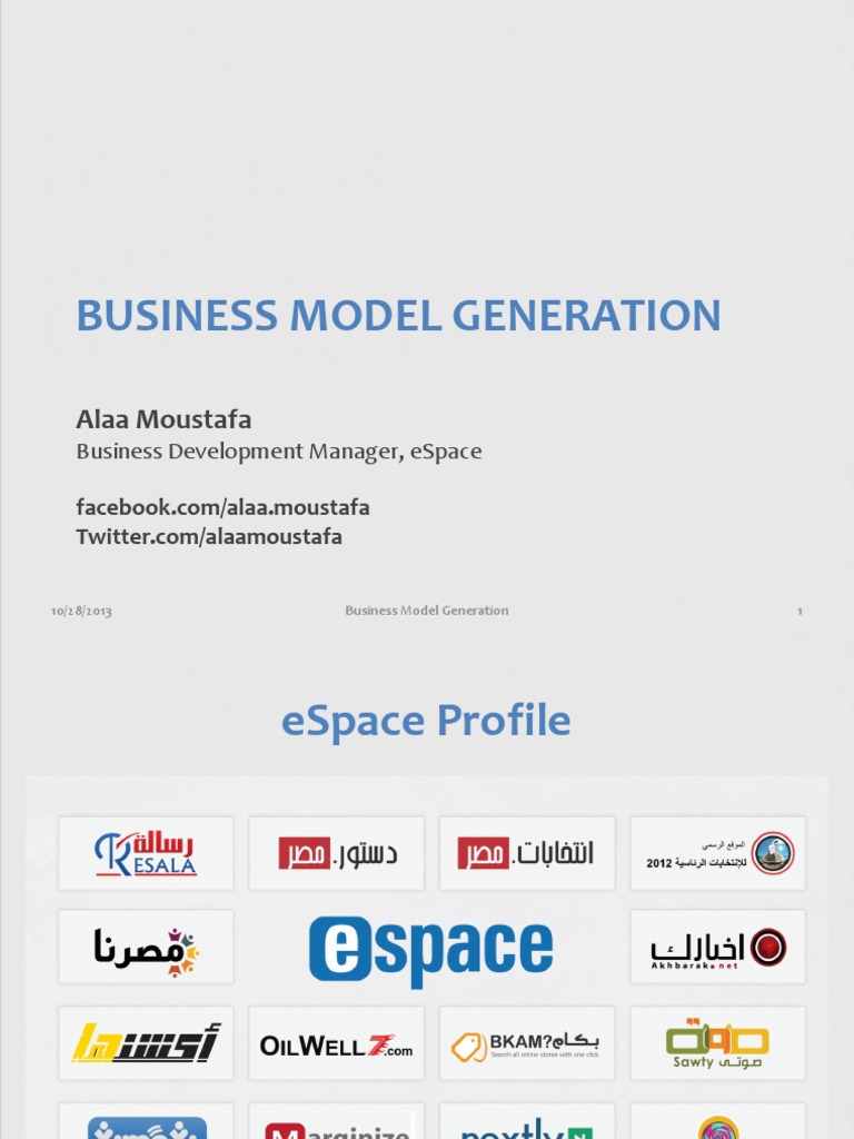 Business Model Generation | PDF | Customer Relationship Management ...