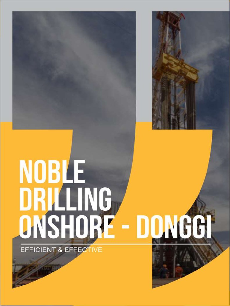 Noble Drilling: Donggi Field Overview | PDF