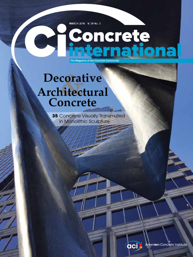 CI March2016Vol38No3 Full | PDF | Precast Concrete | Concrete