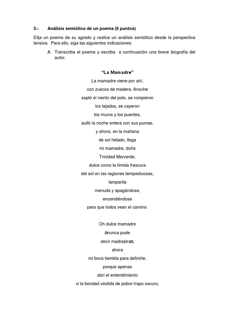 Tercera Pregunta Semiotica | PDF | Poesía