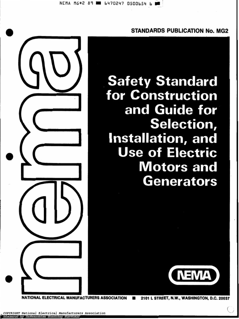 Nema MG 2 PDF | PDF
