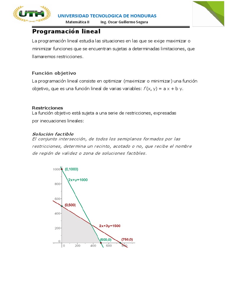 Leccion 2 | PDF | Programación lineal | Linealidad