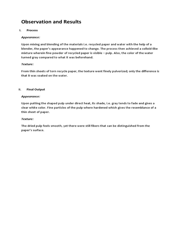 Observation and Results | PDF