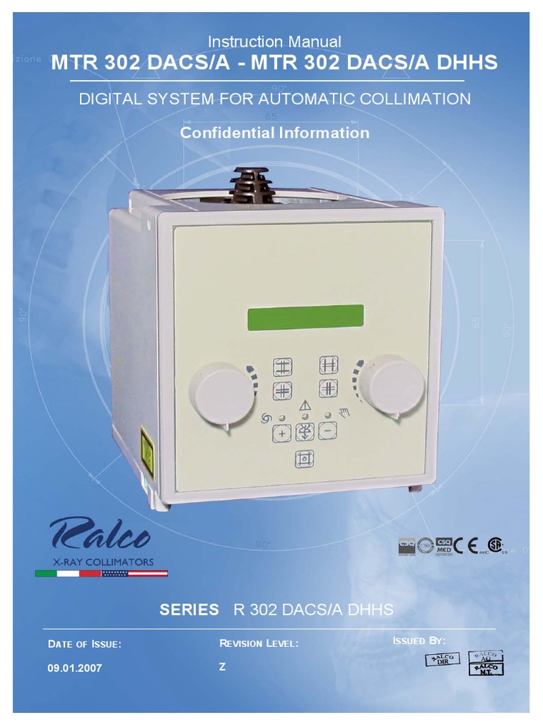 Instruction Manual | Download Free PDF | Safety | X Ray