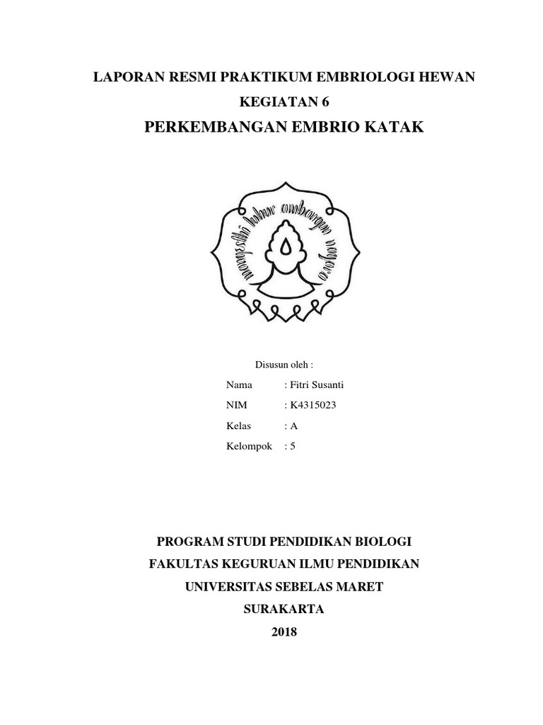 Perkembangan Embryo Katak | PDF