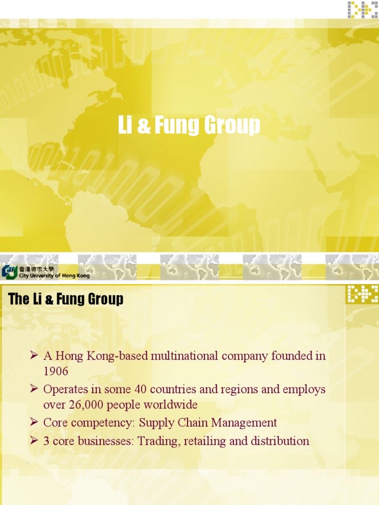 Li & Fung Group | PDF | Supply Chain | Supply Chain Management
