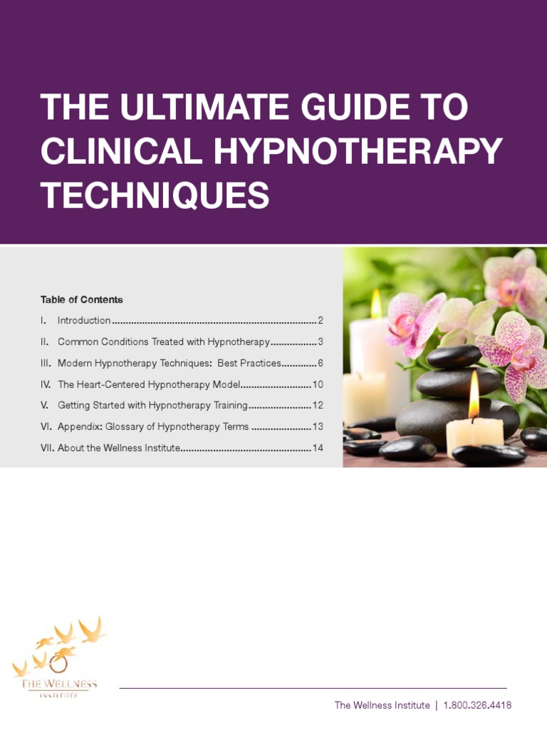 The Ultimate Guide To Clinical Hypnotherapy Techniques - Final Version ...