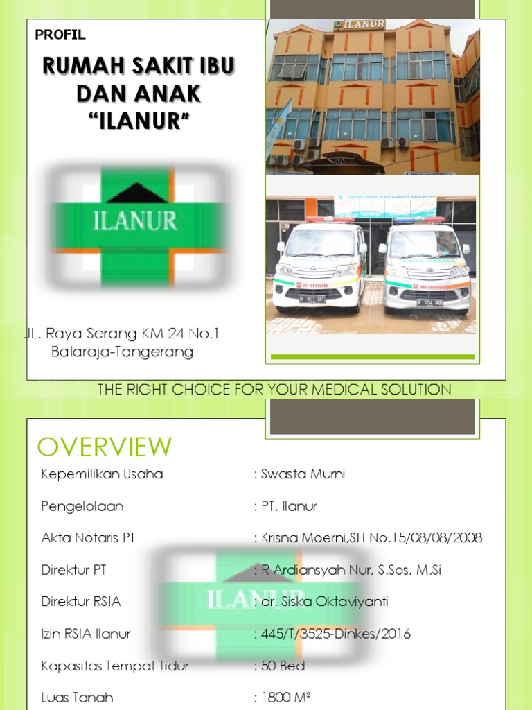 Company Profile RSIA ILANUR | PDF | Wellness