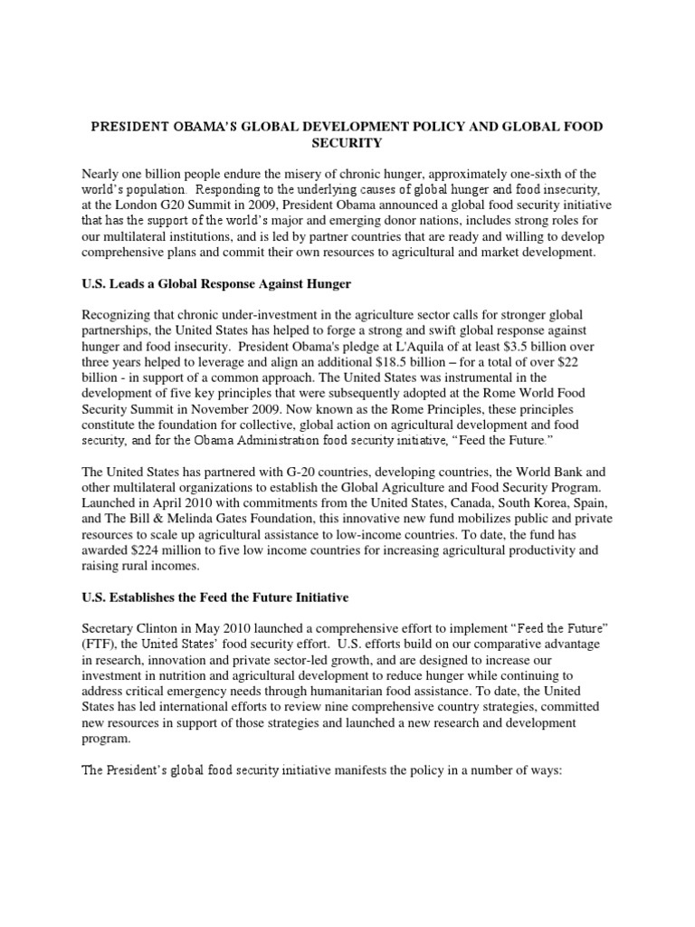 Food Security Fact Sheet | PDF | Food Security | Public Sphere