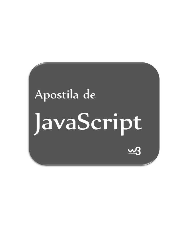 Apostila - JavaScript - Resumo para Iniciantes | PDF | Script Java | Html